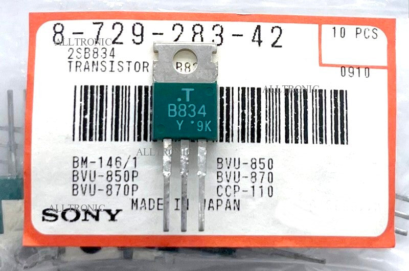 Original High Voltage Low Frequency Power Amplifier PNP Transistor 2SB – Alltronic Computer ...