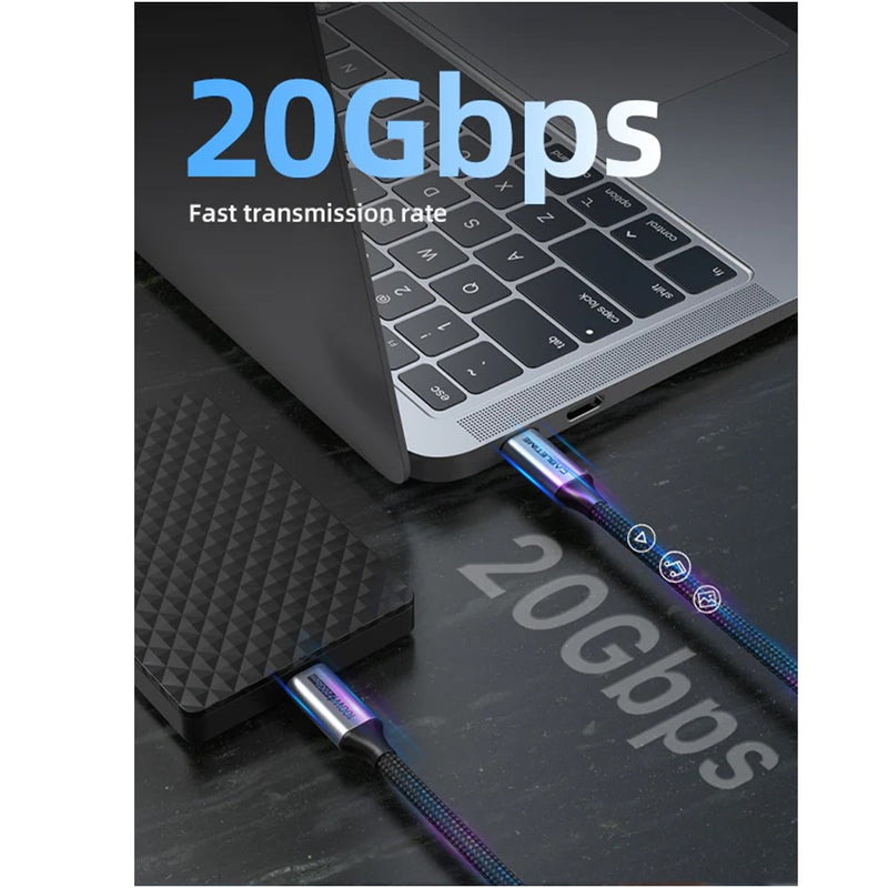 USB TypeC -3.2 Gen2 20Gbps Mobile / Tablet Fast Charging Cable 100W / – Alltronic Computer Singapore