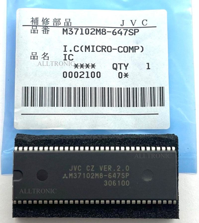 Genuine CRT TV IC Microporcessor M37102M8-647SP Dip64 Mit Appl: JVC TV – Alltronic Computer ...