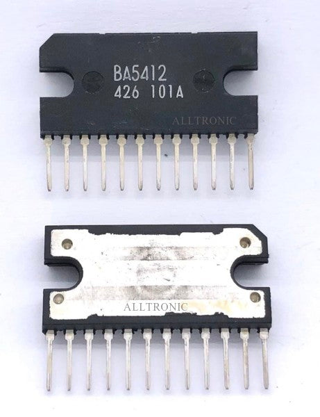 Original Audio Stereo Amplifier IC BA5412 Sip12 Rohm - General Audio – Alltronic Computer Singapore