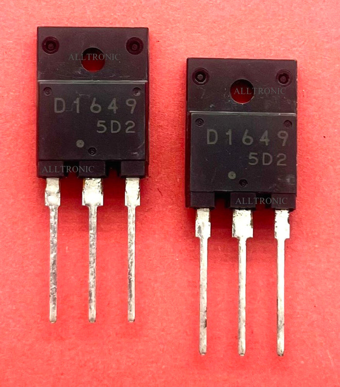 Color TV Horizontal Output Transistor 2SD1649 / D1649 TO3PML Sanyo ...