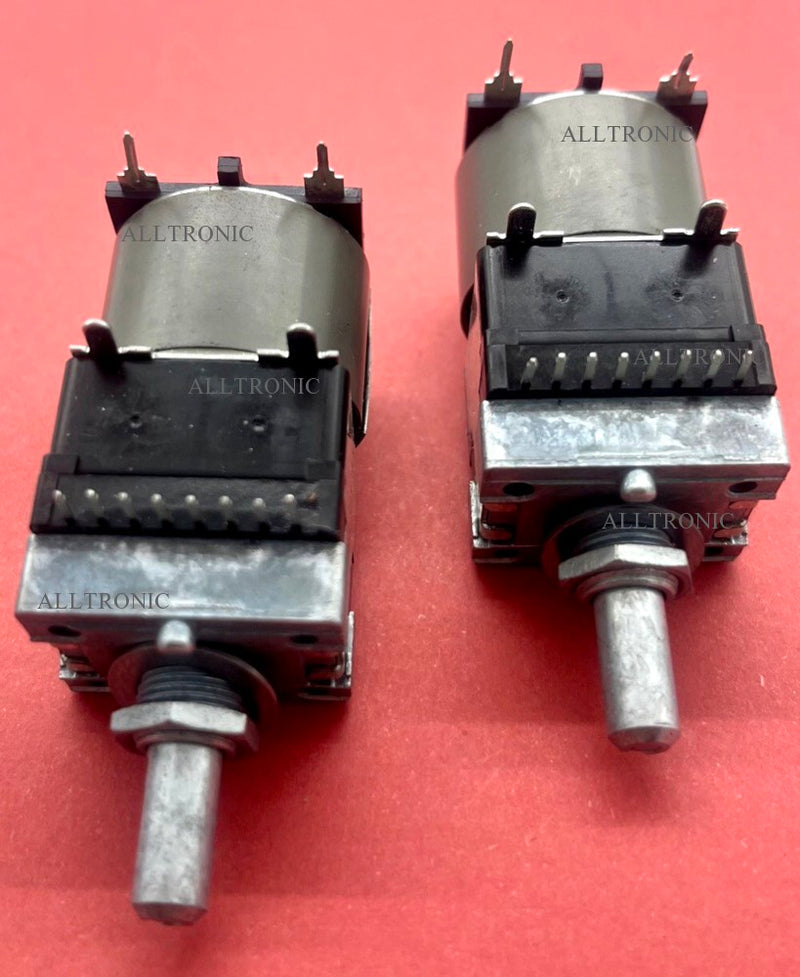 Genuine Audio Motorised Stereo Rotary Potentiometer 416T 100KAx2 12mm ...