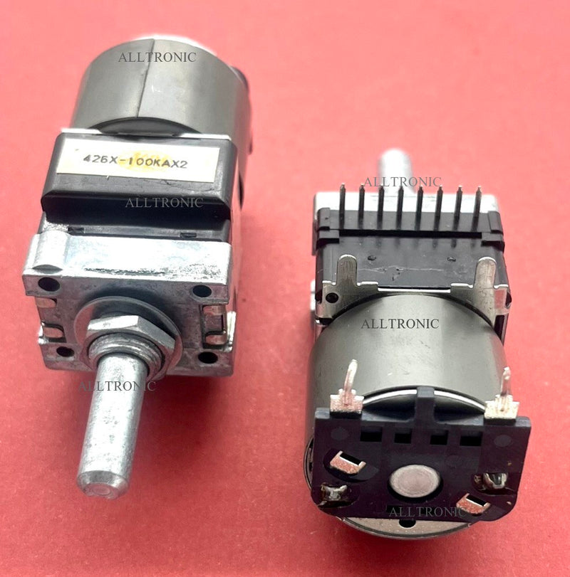 Genuine Audio Motorised Stereo Rotary Potentiometer 426X 100KAx2 18mm ...