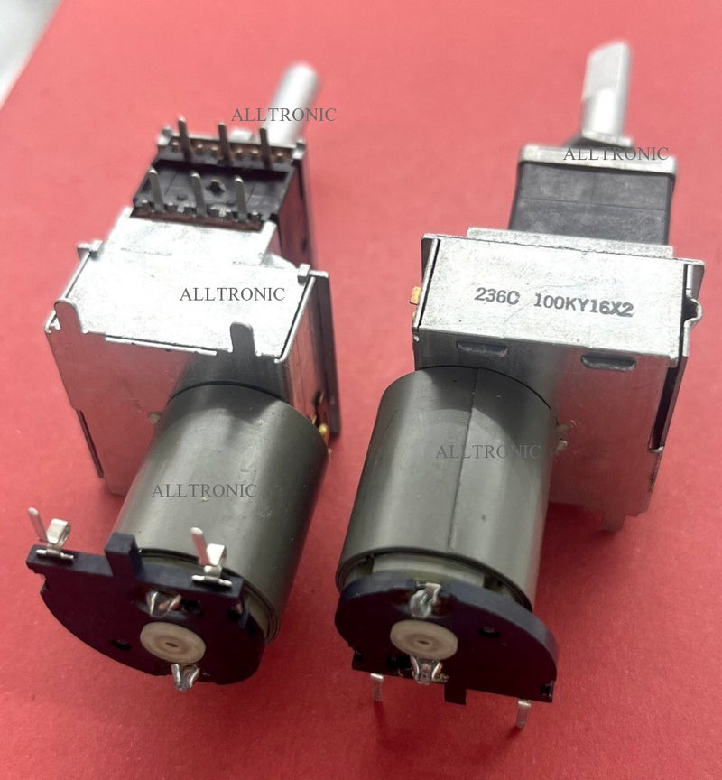 Genuine Audio Motorised Rotary Potentiometer 236C-100KY16X2 22mm Alps ...