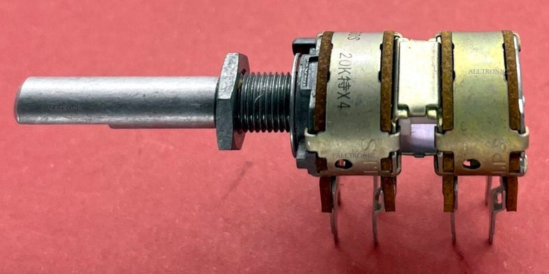 Genuine Audio Rotary Potentiometer 430S 20KΩ X4 25mm by Alps ...