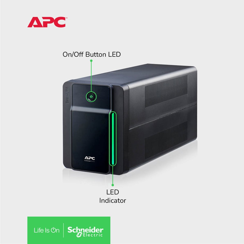 APC BVX900LI-MS Easy UPS BVX 900VA, 480W 230V, AVR, Universal Sockets ...