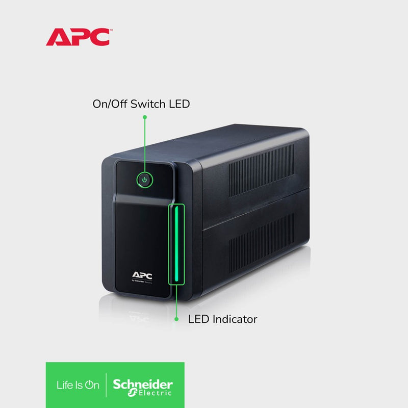 APC BX1200MI-MS Back-UPS 1200VA, 650W 230V, AVR, 4 universal & 1 IEC o ...