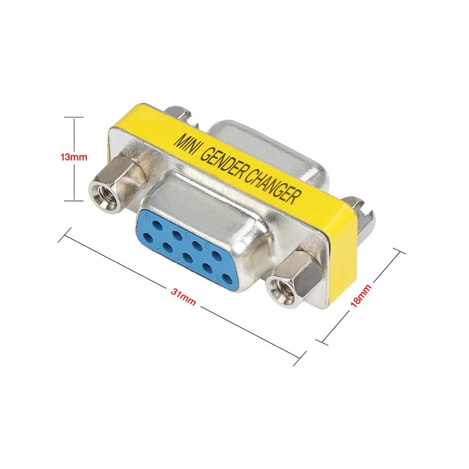 Adaptor / Connector DB9 Female to Female (Serial Gender Changer ...