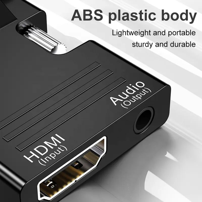 HDMI to VGA Adaptor with audio / Convert HDMI Female Input to VGA Male ...