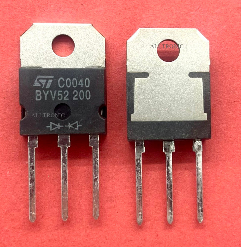 Genuine Fast Recovery Rectifier / Diode BYV52 = BYV52-200 TO3P - STM ...