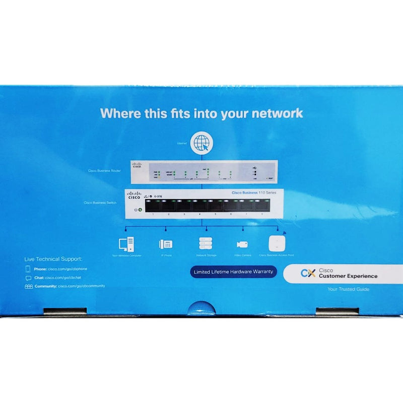 Cisco CBS110-8T-D 8-Port Gigabit Desktop Switch – Alltronic Computer ...