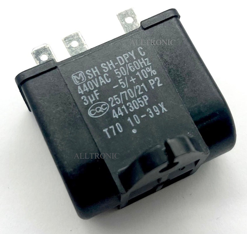 Air conditioner / Aircon / AC Capacitor 440VAC 3µF / 3uF - for Panason ...