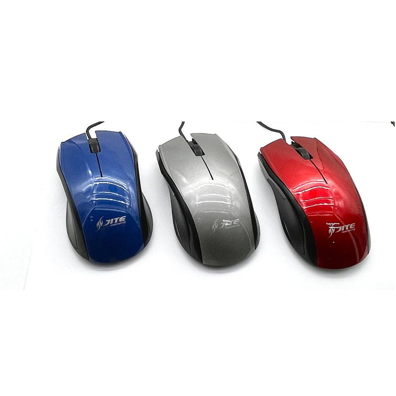 [Get FREE Mouse pad] USB Wired Mouse Jite JT-708 Optical Mouse in vari ...