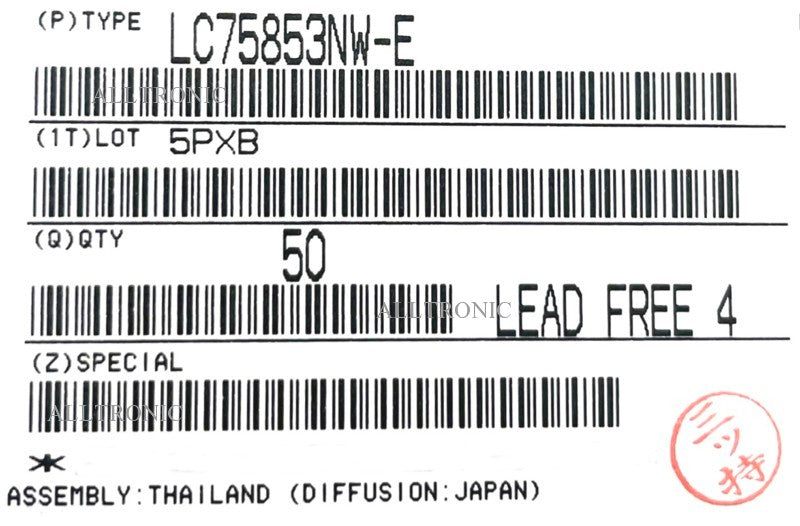Genuine LCD Display Driver IC LC75853N / LC75853NW 12x12MM QFP64 Sanyo ...