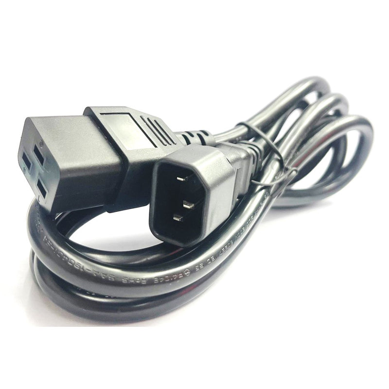 C14 TO C19 1.8Meter Power Cable / C19 to C14 1.8M / 6ft Power cord C14 ...