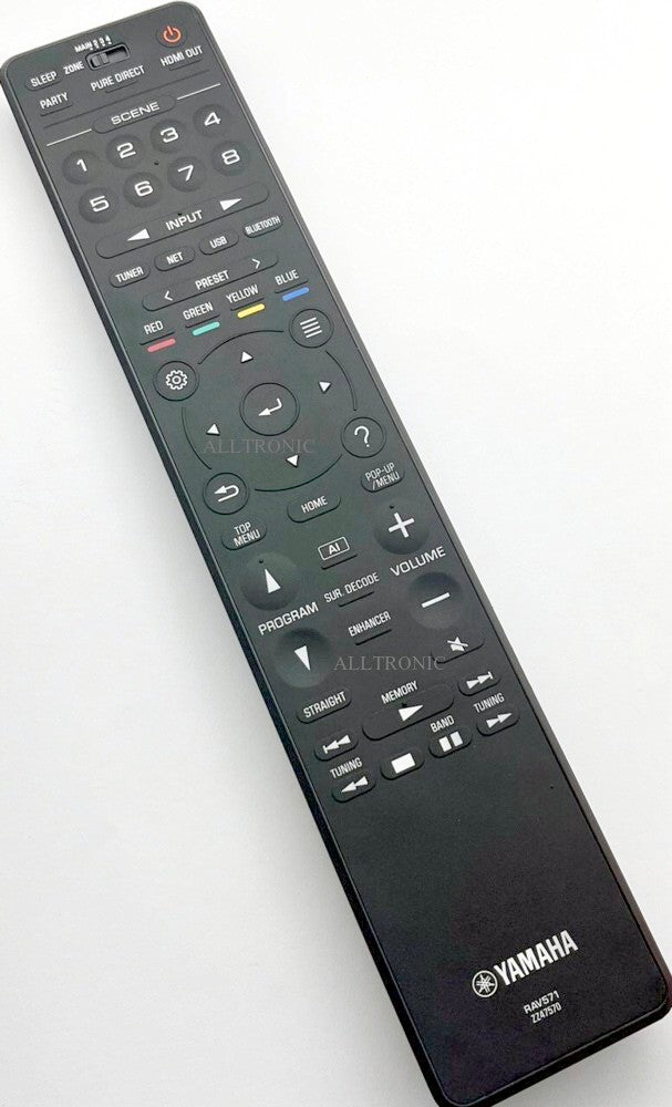 Genuine AV Receiver Remote Control RAV571 / ZZ47570 for Yamaha AV Syst ...