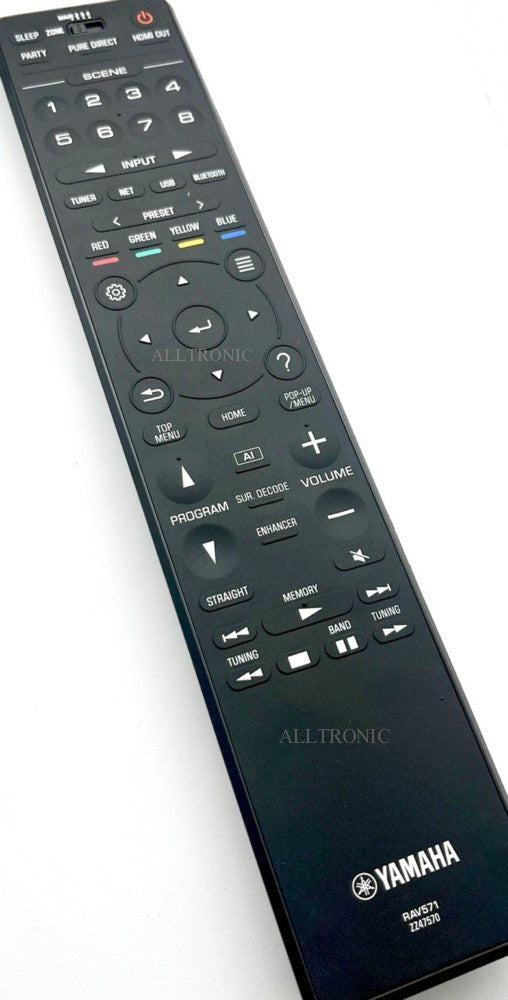 Genuine AV Receiver Remote Control RAV571 / ZZ47570 for Yamaha AV Syst ...