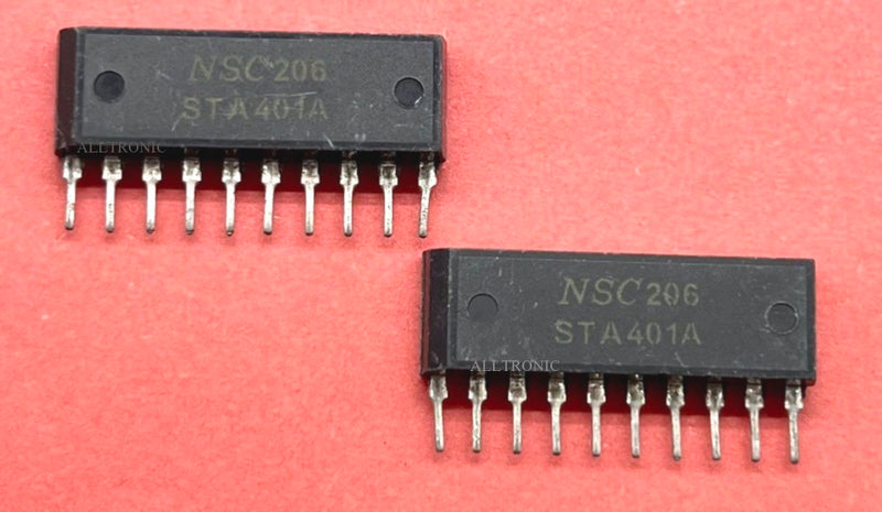 Replacement NPN Darlington Transistor w Avalanche diode STA401A SIP10 ...