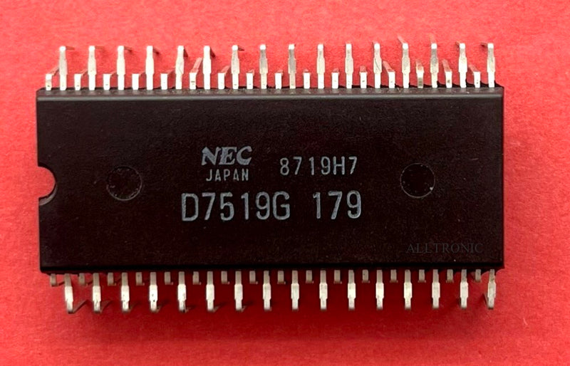 Antique VCR / Video MicroP / Microprocessor IC UPD7519G-179 DIP64 NEC ...