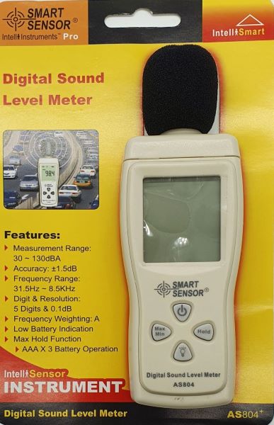 Digital Sound Meter AS804 Smart Sensor – Alltronic Computer Singapore