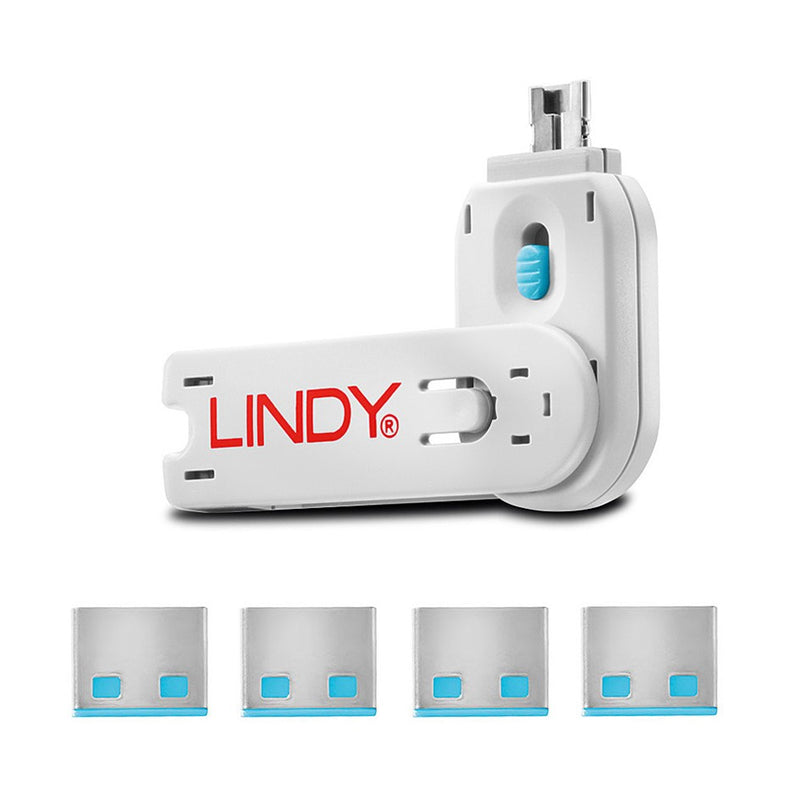 Lindy USB A Blocker Blue – Alltronic Computer Singapore
