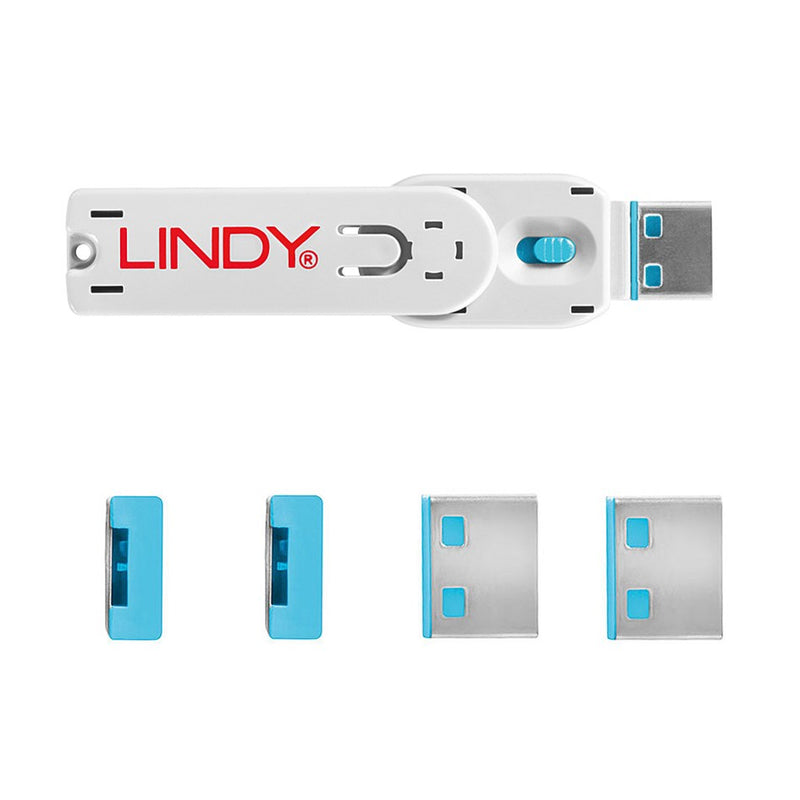 Lindy USB A Blocker Blue – Alltronic Computer Singapore