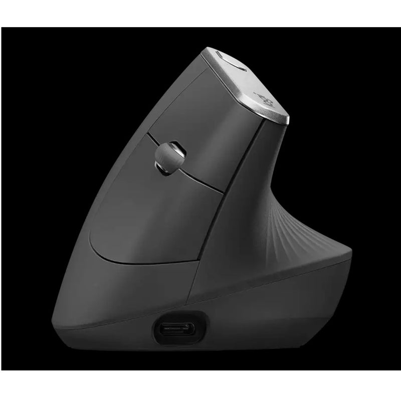 Logitech MX Vertical Advanced Elevated Ergonomic Mouse P/N: 910-005449 ...