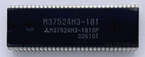Genuine Audio Video Controller IC M37524M3-181SP DIP64 MITSUBISHI ...