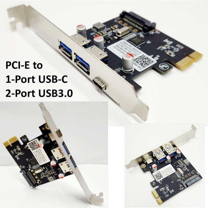 PCI-E to USB3.0 / PCI-E to USB C / PCIE – Alltronic Computer Singapore