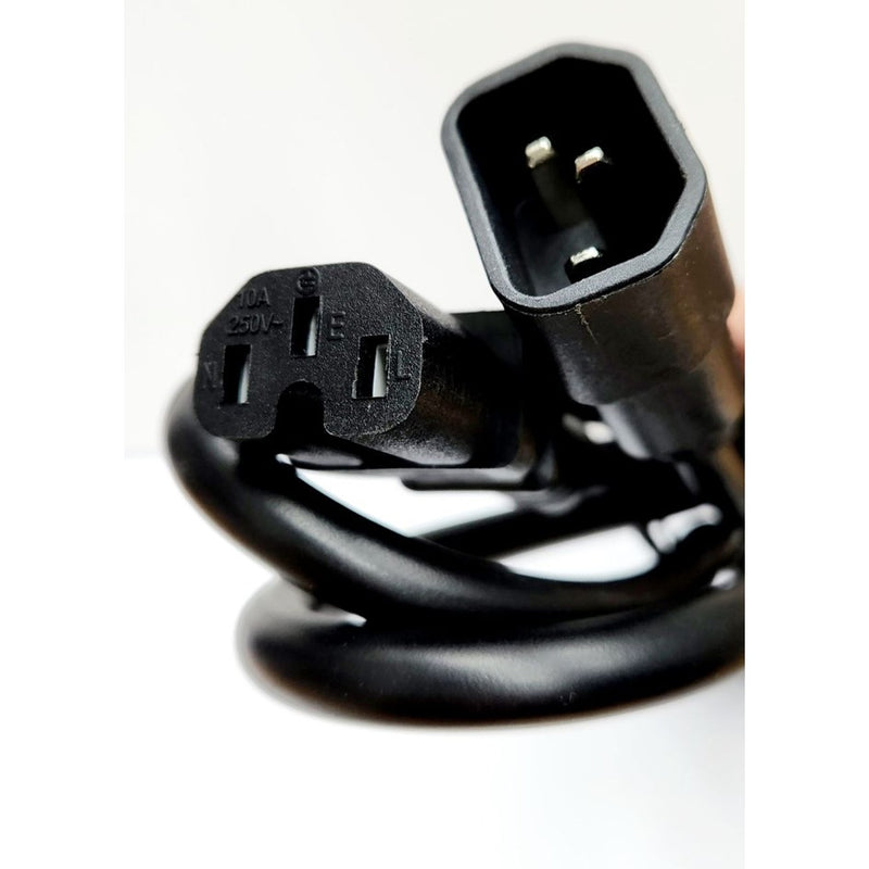 Power Cord C14 to C15 / C14-C15 1.5 Meter Extension 10A/250V 3x1.5MM2 ...