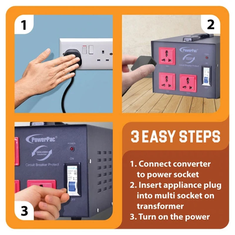AC Voltage Converter 5000 Watts 100V~230V , AC 230V ~100V Transformer ...