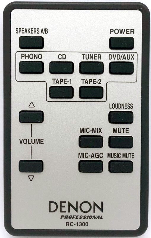 Genuine Audio Amplifier Remote Control RC1300 / RC-1300 for Denon Pro ...