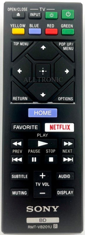 Genuine Bluray / DVD Remote Control RMT-VB201U / RMTVB201U Sony ...