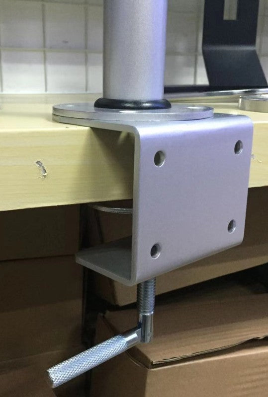 LCD LED Flat Panel Table Clamp / Single Monitor Table Clamp Bracket ST ...