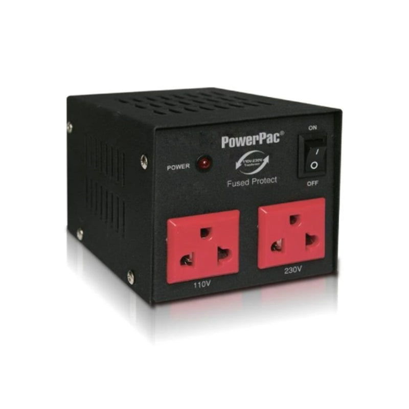 Powerpac 250W Heavy Duty Step Up & Down Voltage Converter Transformer ...