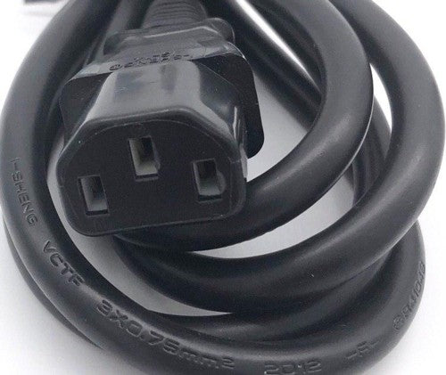 Power Cord US 3Pin to C13 / US-C13 1.8Meter 0.756MM2 – Alltronic ...