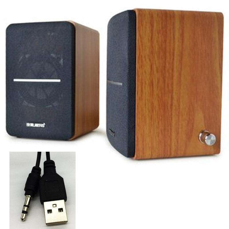 USB Speaker Wooden Jt009 Desktop – Alltronic Computer Singapore