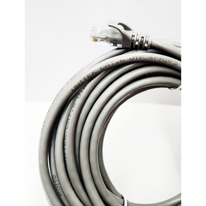 CAT6 10Meter UTP RJ45 Ethernet Cable Unitek Y-C813ABL (24AWG) Grey ...